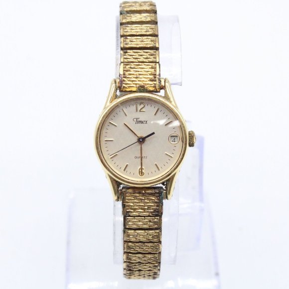 Timex | Accessories | Vintage Timex Watch Womens Classic Retro Gold ...